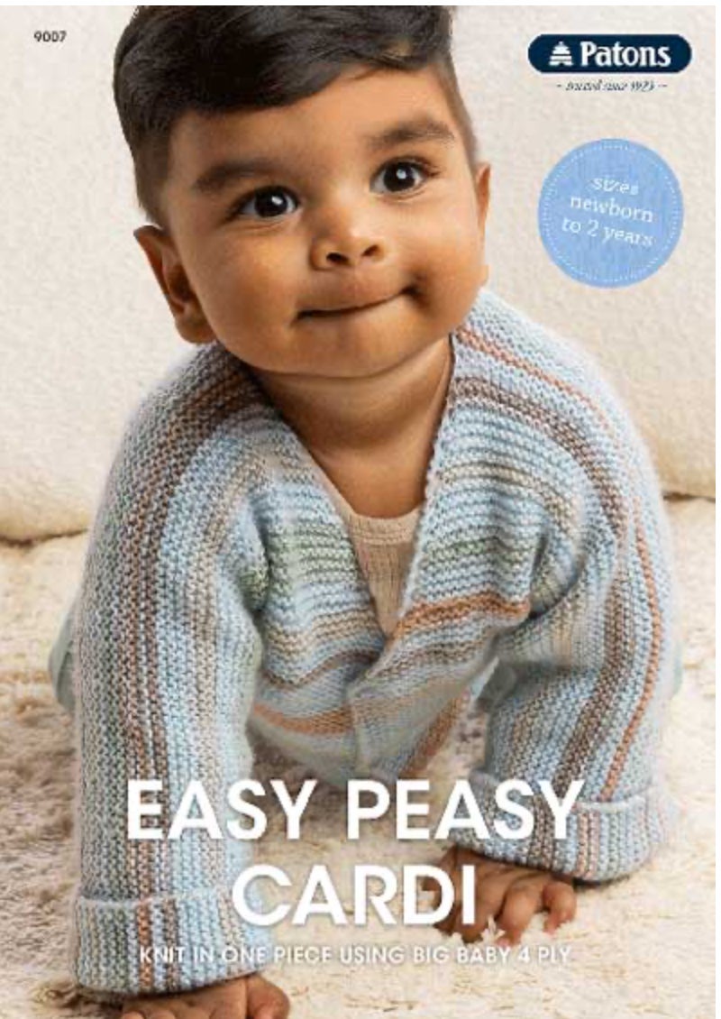 Easy Peasy Baby Cardi #9007 | Set On Sewing and Craft