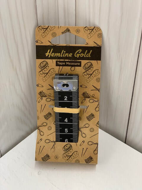 Hemline Gold Tape Measure 150cm/60in - Imperial/Metric 255.S.HG | Set ...