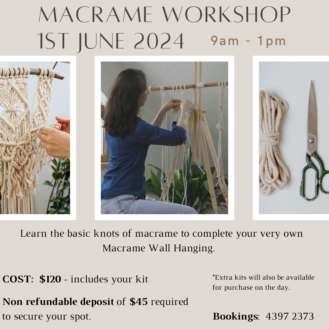 Macrame Workshop | Set On Sewing and Craft
